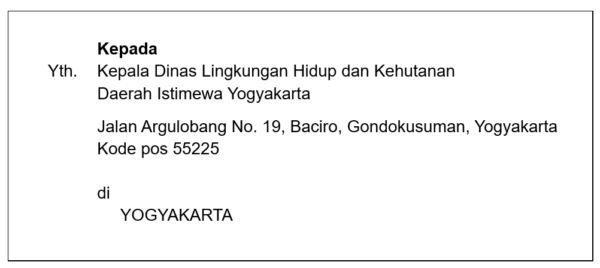 Kedudukan, Domisili dan Alamat – DLHK DIY